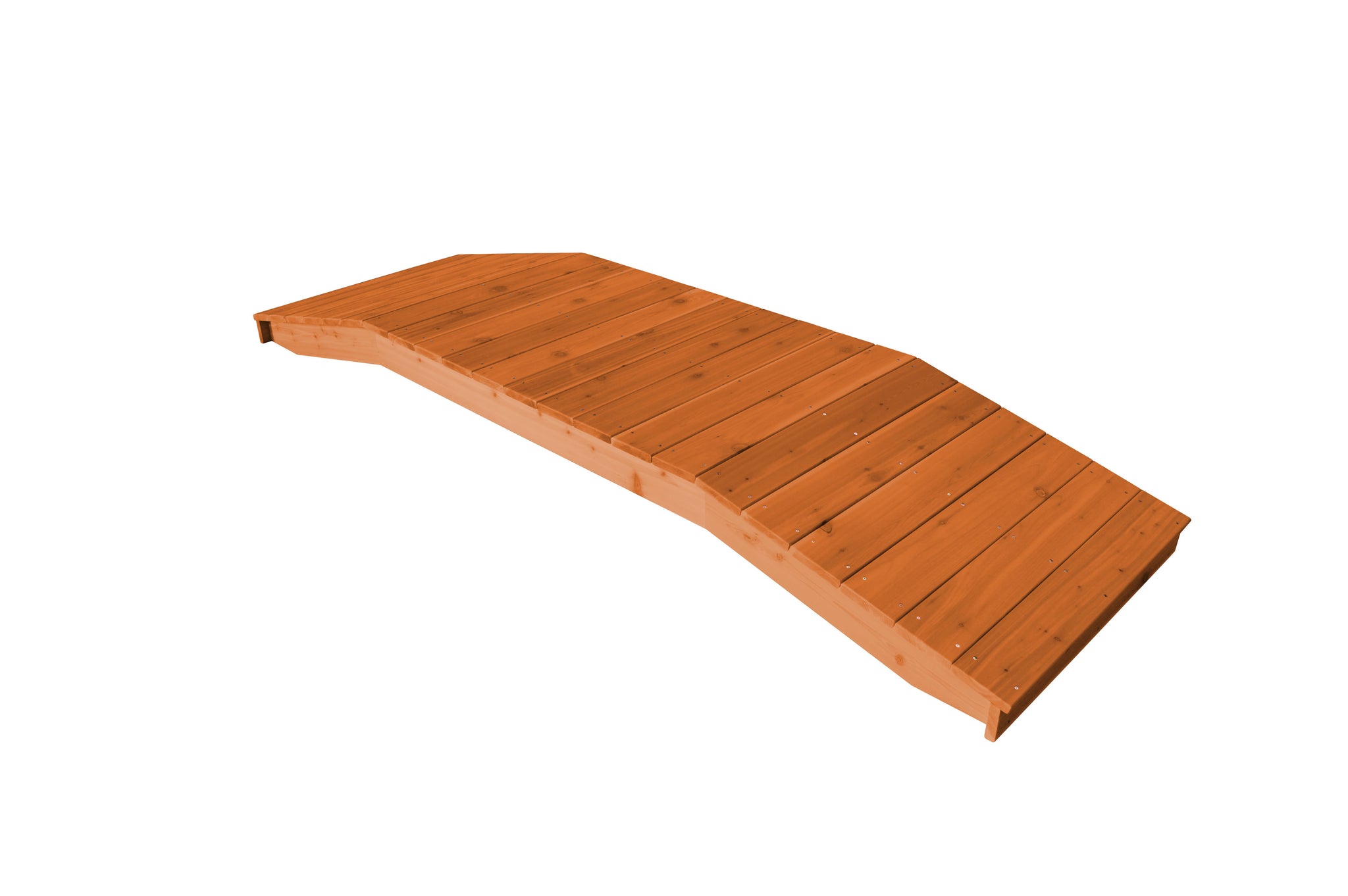 Heavy Duty Amish-Made Cedar Plank Bridges - Practical Garden Ponds