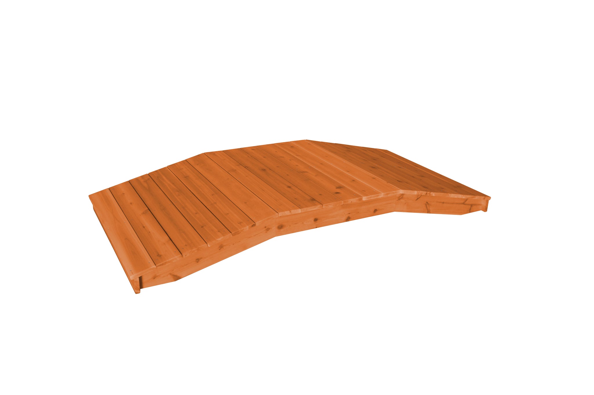 Heavy Duty Amish-Made Cedar Plank Bridges - Practical Garden Ponds