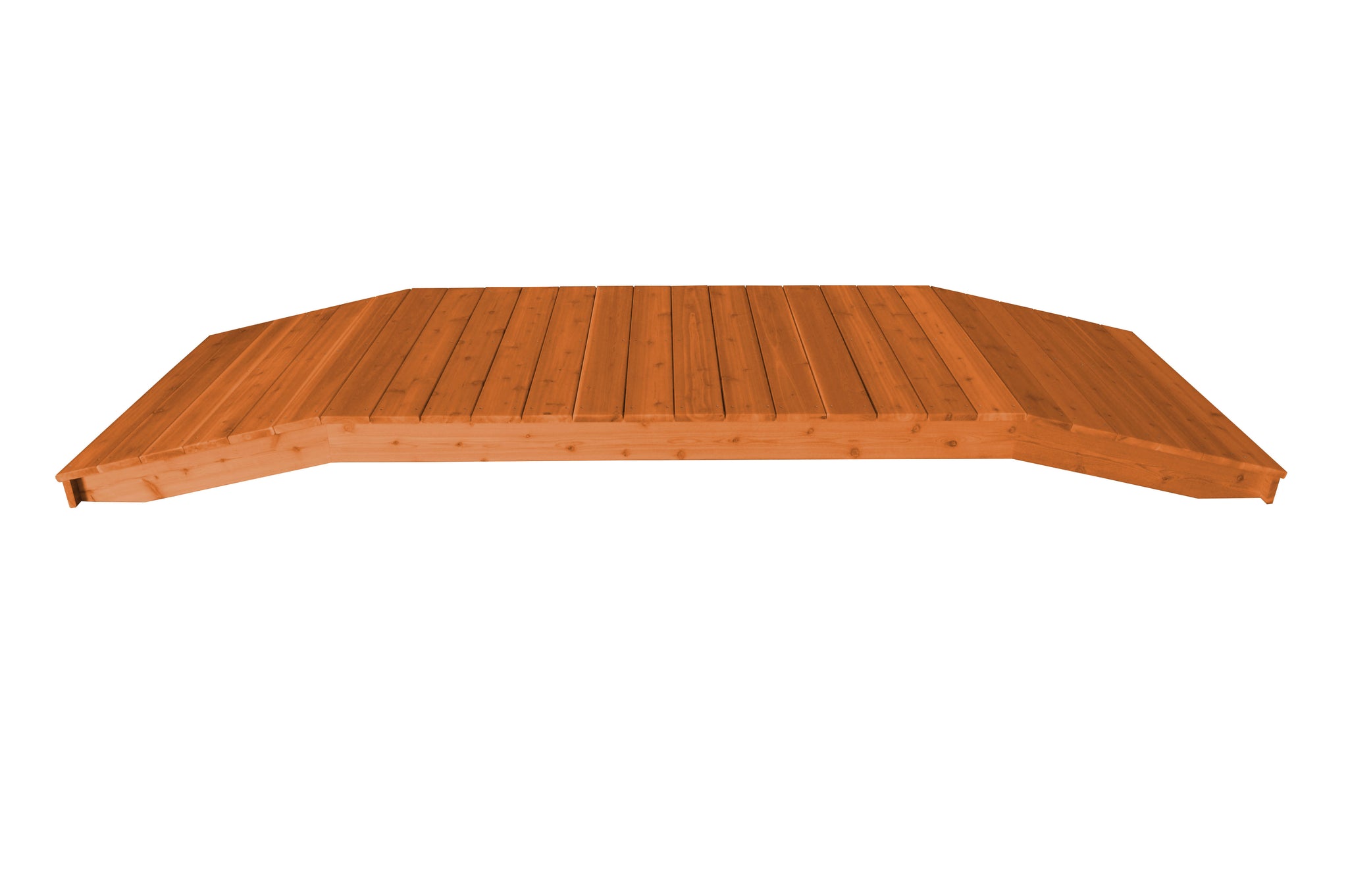 Heavy Duty Amish-Made Cedar Plank Bridges - Practical Garden Ponds