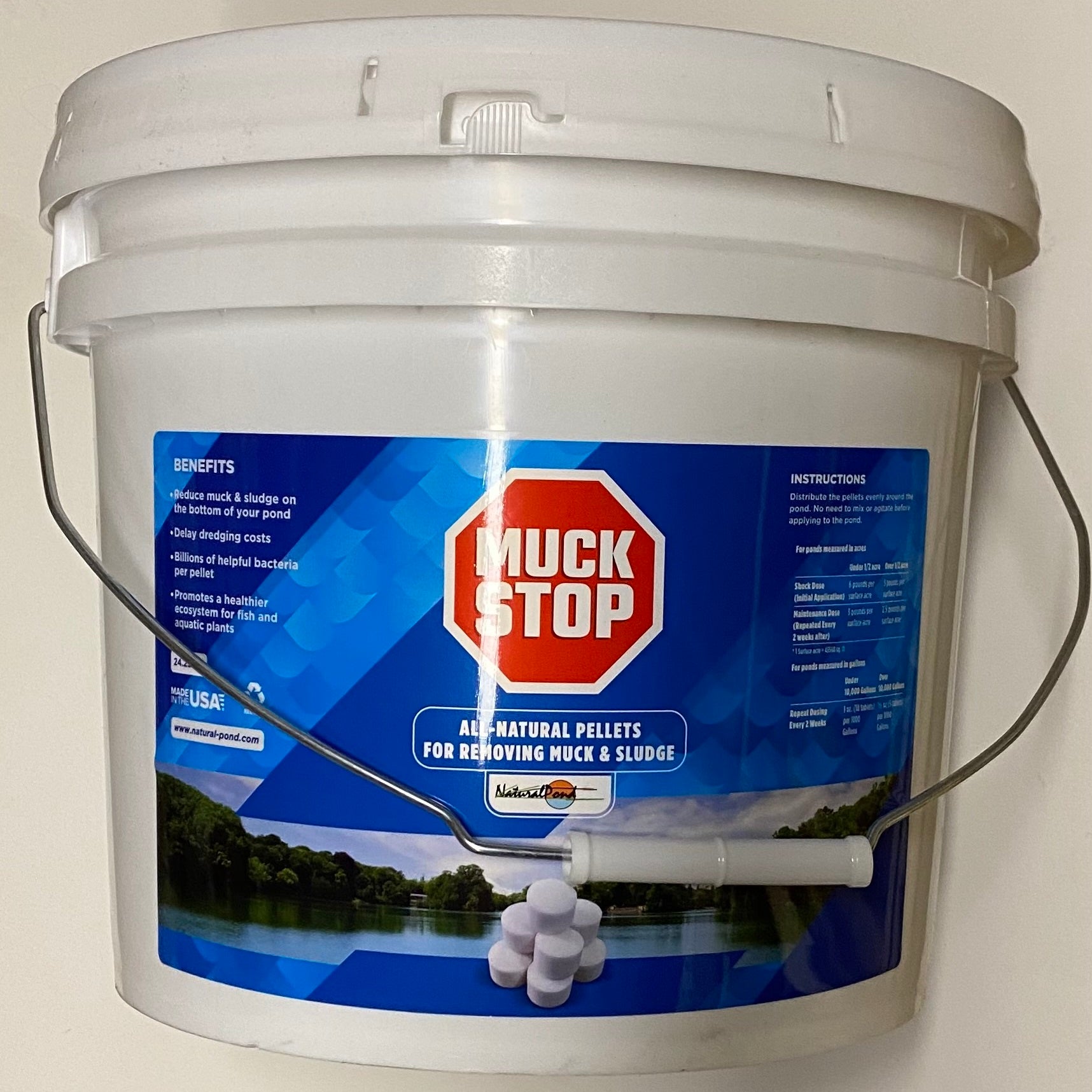 NaturalPond™ MuckStop™ All-Natural Pellets - Practical Garden Ponds ...